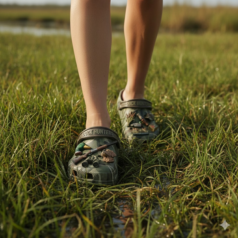 PREMIUM Duck Hunters CLOGS WITH CHARMS LNTH – Veyontra
